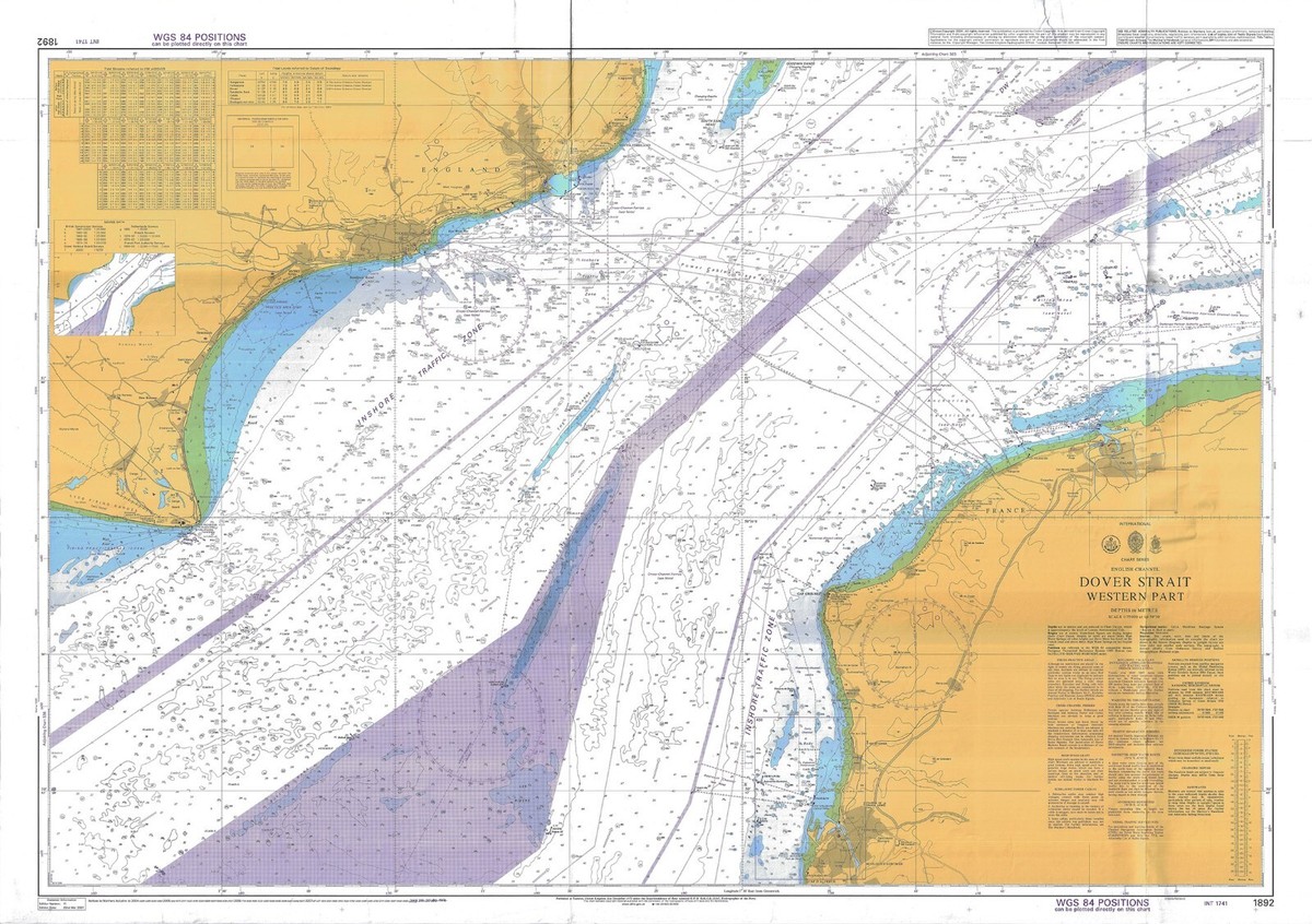 Dover Strait Map