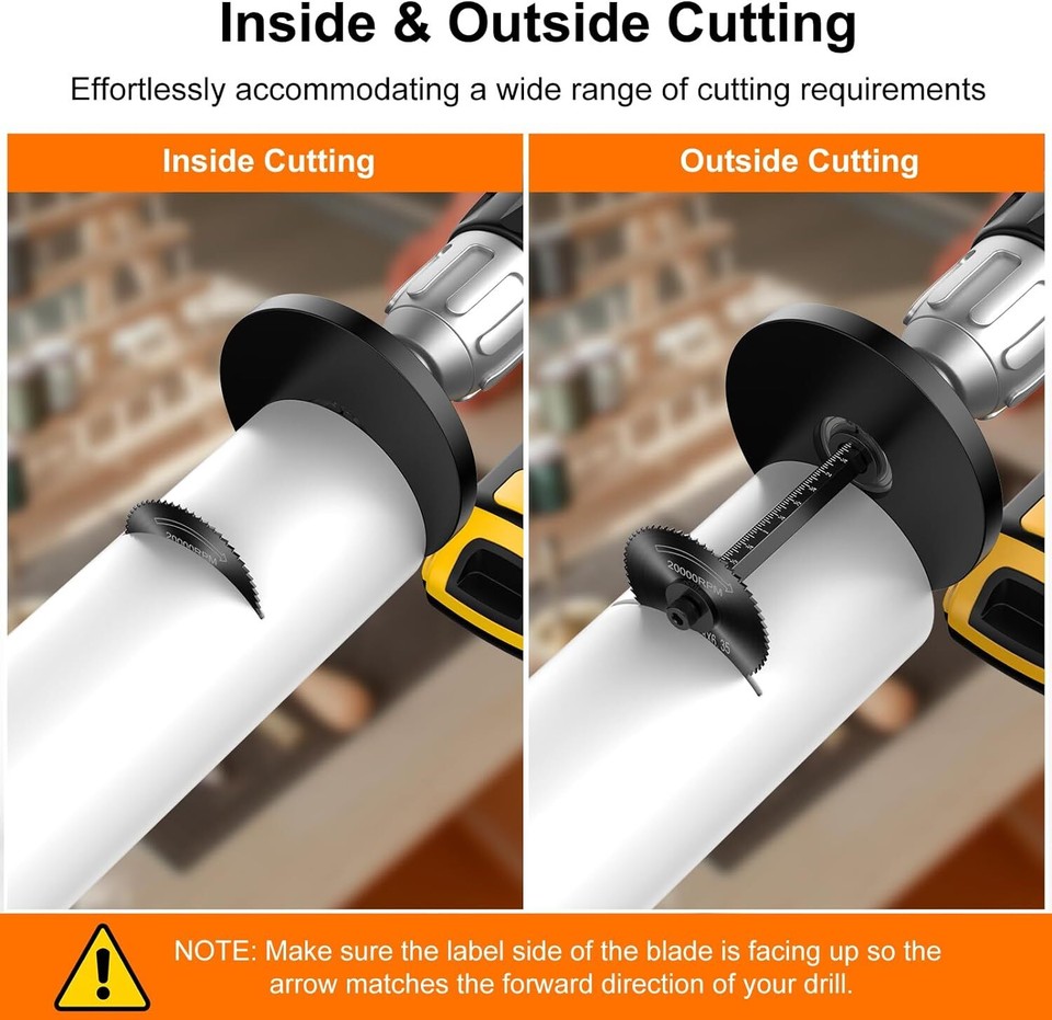 Inside Pipe Cutter for PVC Pipe, Cutter Tool Set with Scale ...