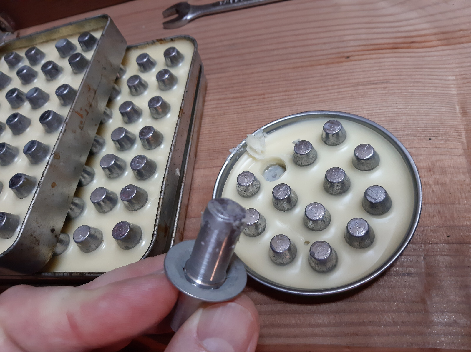 9mm .357 Bullet Lube Cutter for pan lubing cast bullets | eBay