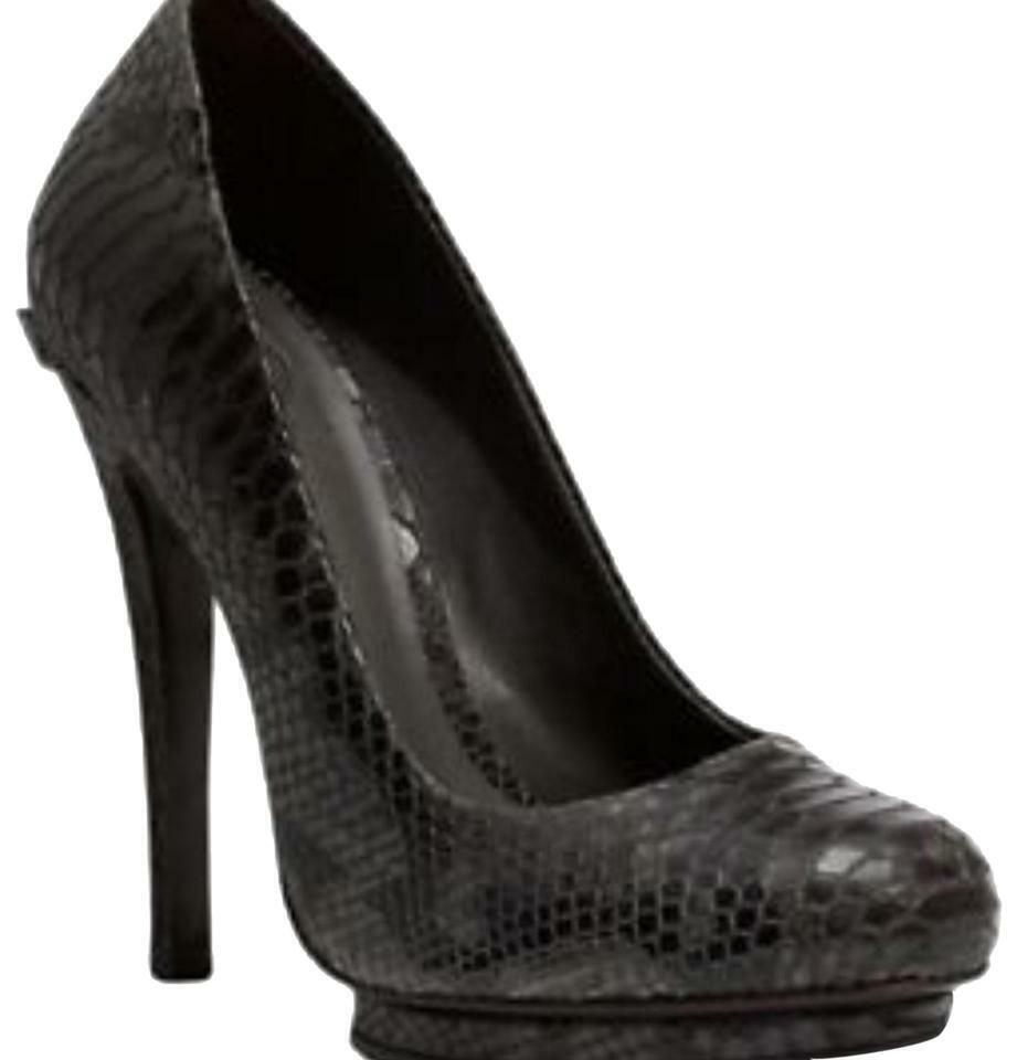 Tory Burch Jude Pump Gray Snake Python Embossed Leath… - Gem
