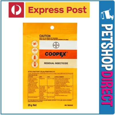 Coopex Residual Insecticide 25g EXPRESS POST | eBay Australia