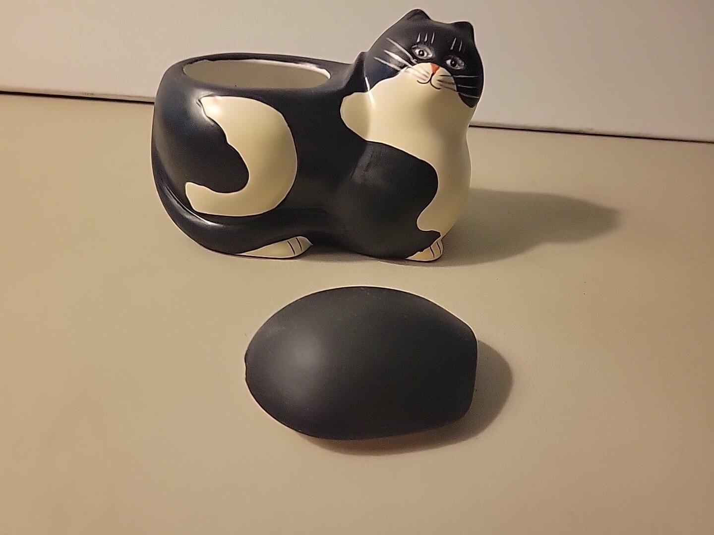 Sakura Warren Kimble Black & White Tuxedo Cat Collection Creamer ...