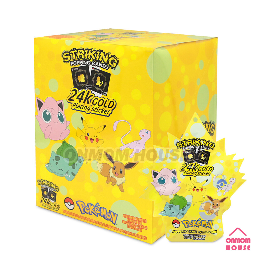 Pokemon Striking Popping Candy 12pack / 1Box Random 24K Sticker | eBay