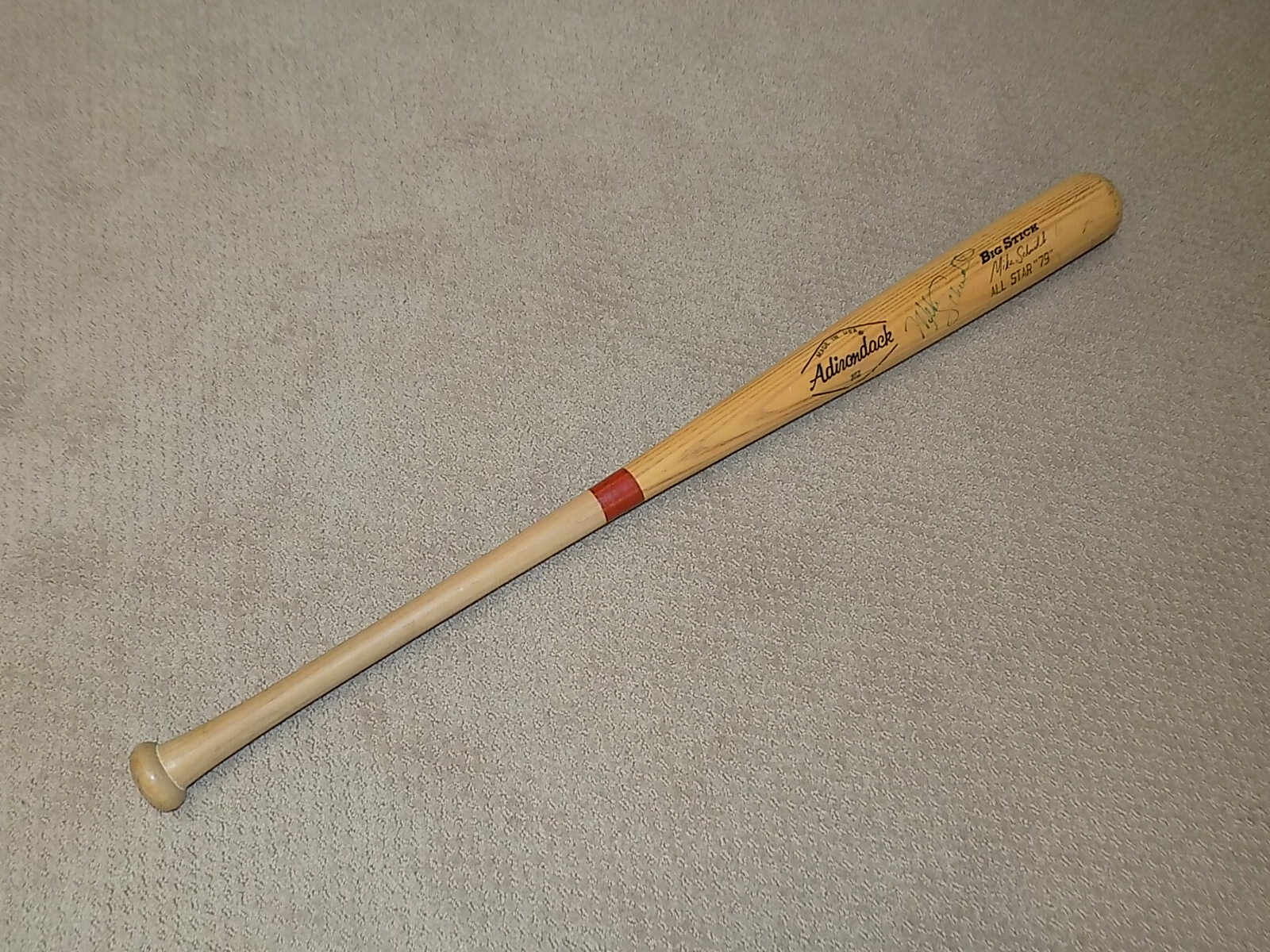Mike Schmidt Adirondack 1979 All Star Game Signed Bat Philadelphia ...