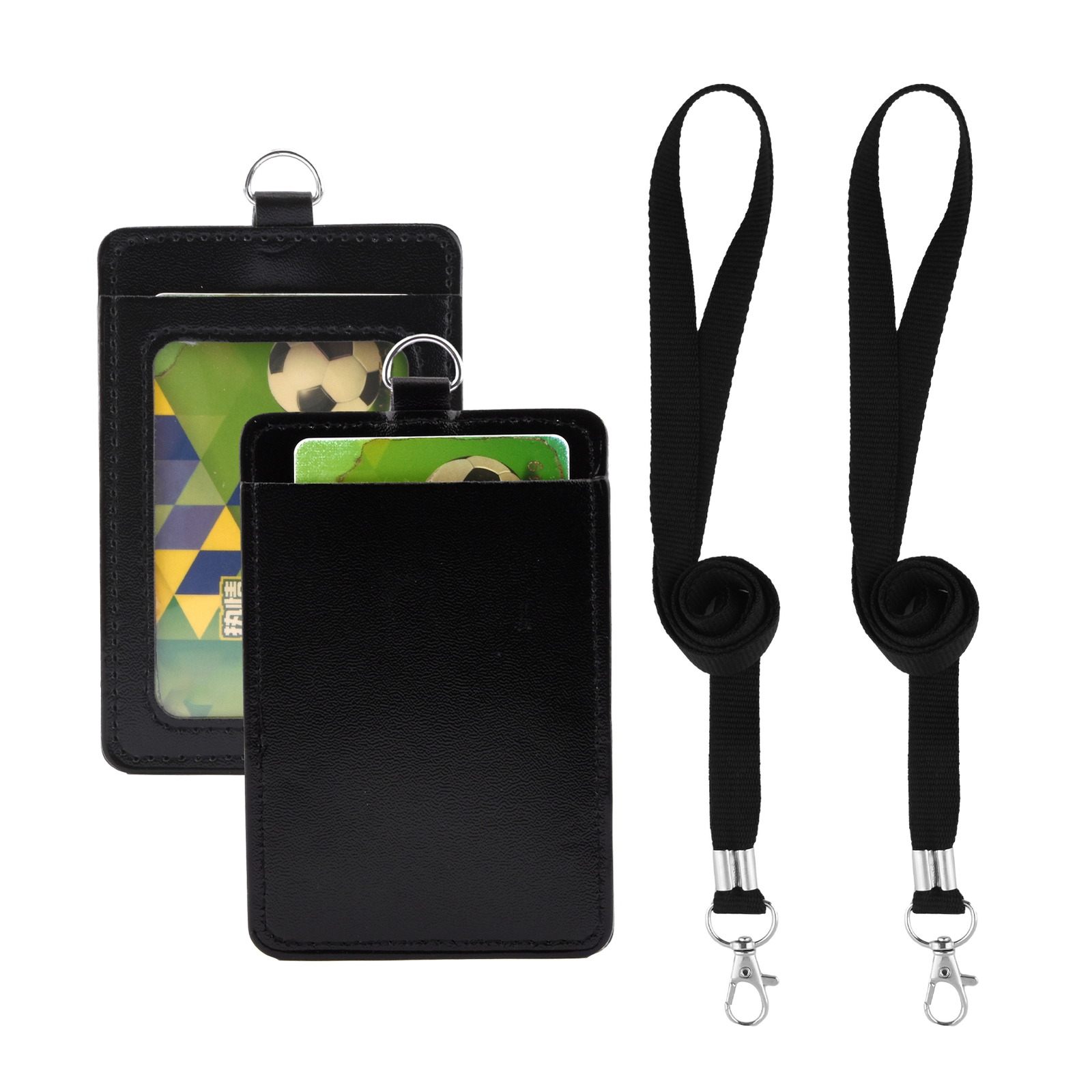 Men Women Office With Lanyard Badge Holder Set Anti Lost ID Card ...