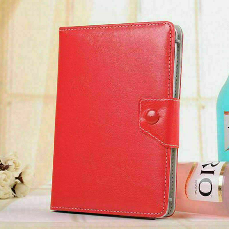 For 7" 8" 9.6" 9.7"10.1" Inch Android Tablet Universal Leather Stand ...