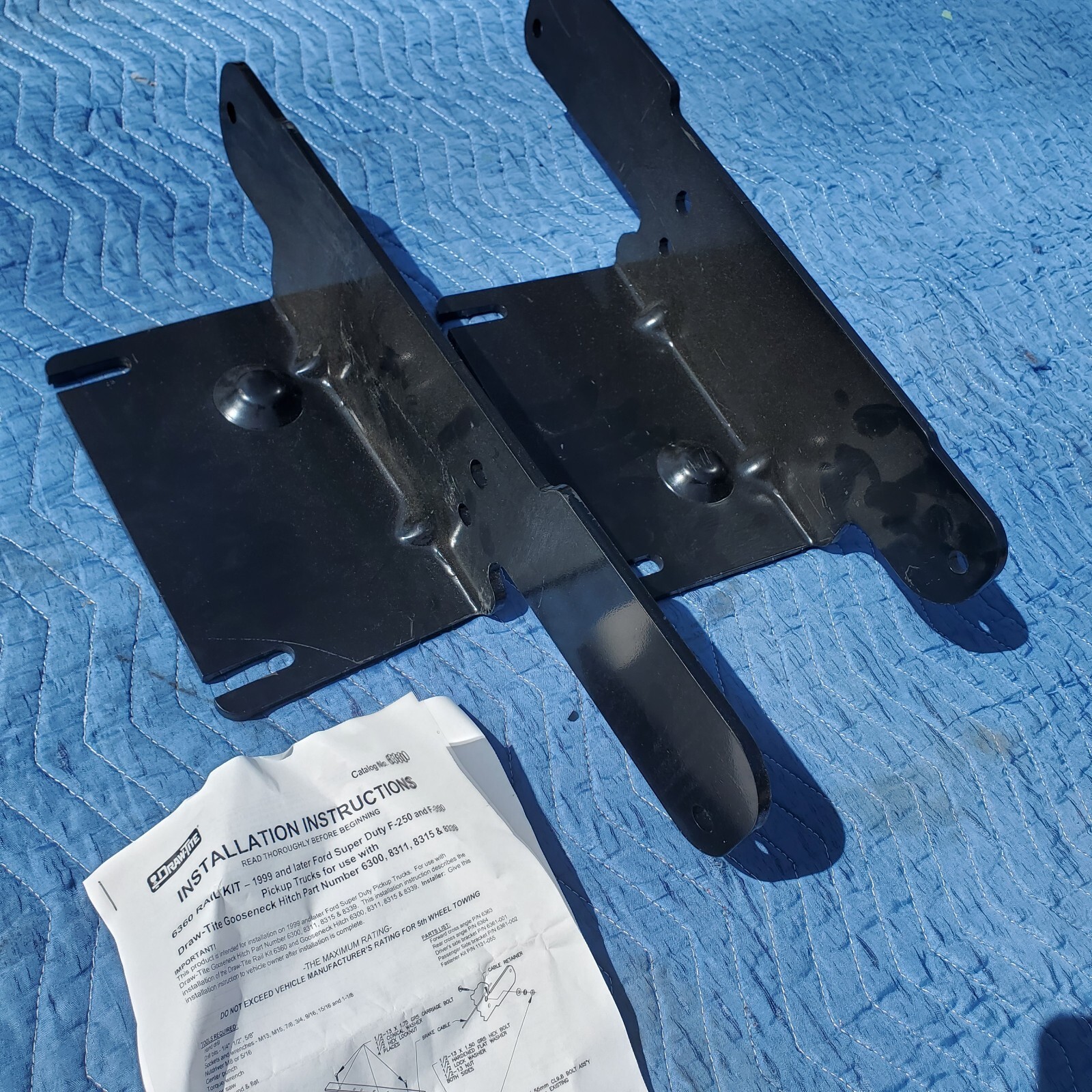 NOS Draw-Tite 6360 Gooseneck Install Kit Fits 99-13 Ford Super Duty ...
