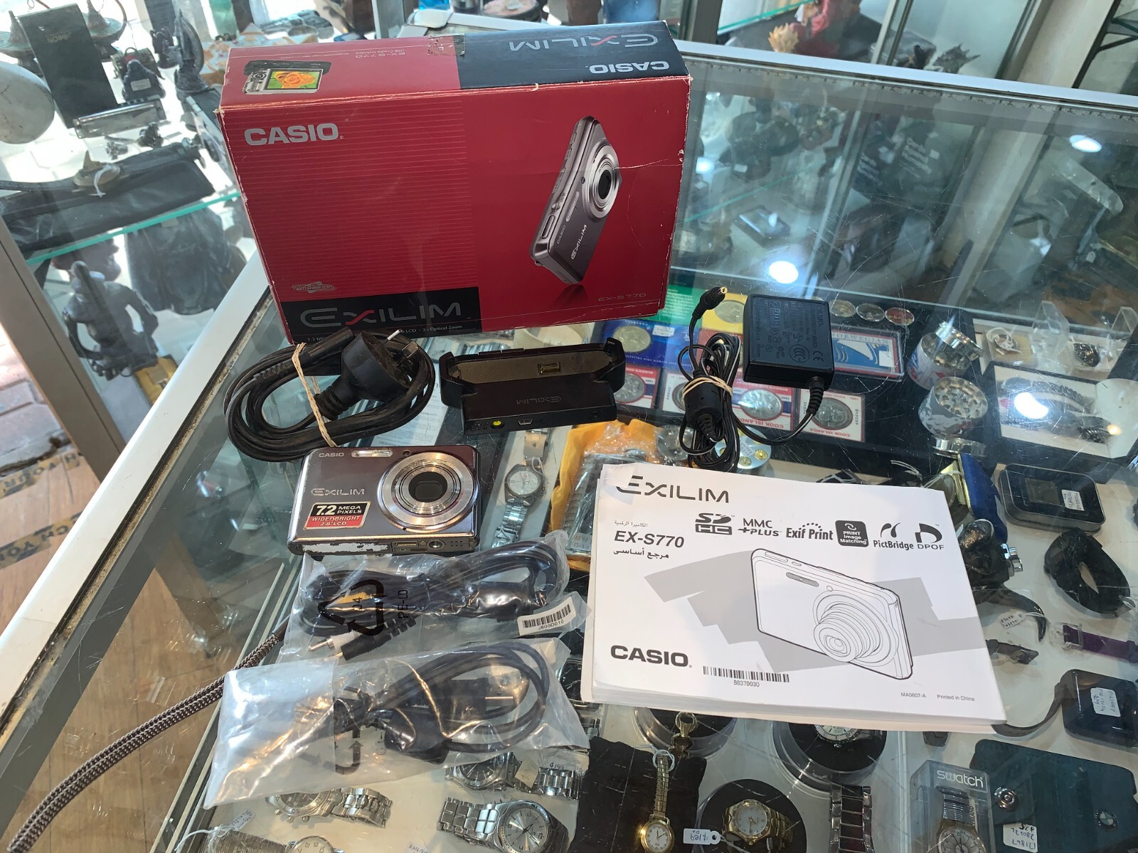 CASIO EXILIM (EX-S770) 7.2 MEGAPIXEL DIGITAL CAMERA - FOR PARTS OR NOT ...