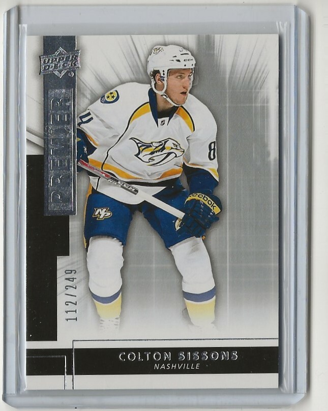 2014 2014-15 Upper Deck Premier Rookies #R23 Colton Sissons 112/249 ...