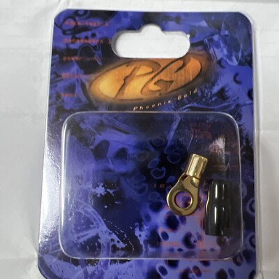 Phoenix Gold Ring Terminal, 7 to 8 AWG 1/4” Ring ID terminal with ...