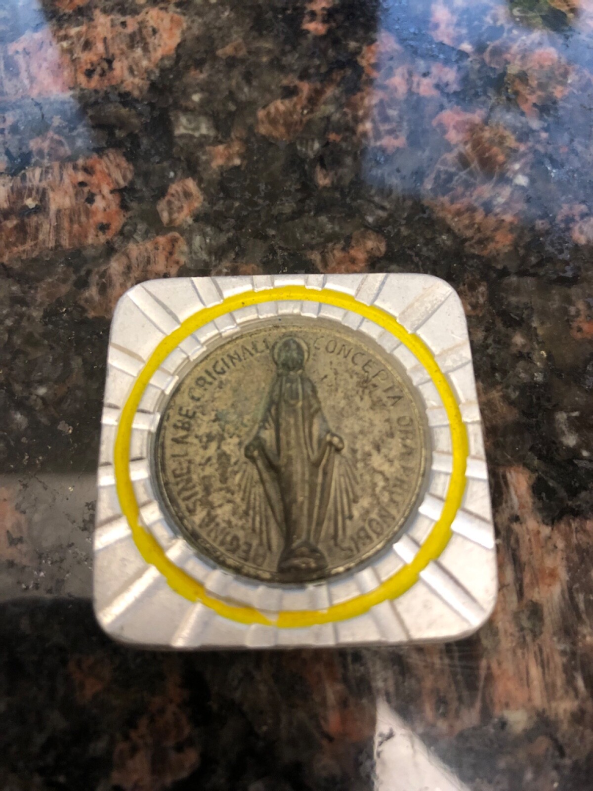 Catholic Miraculous Medal Regina Sine Labe Originali Concepta Magnet | eBay