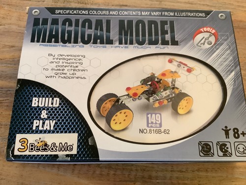 STEM Car Building Kit New Three Bees & Me Toy Kit Model 149 PC Age 8 ...