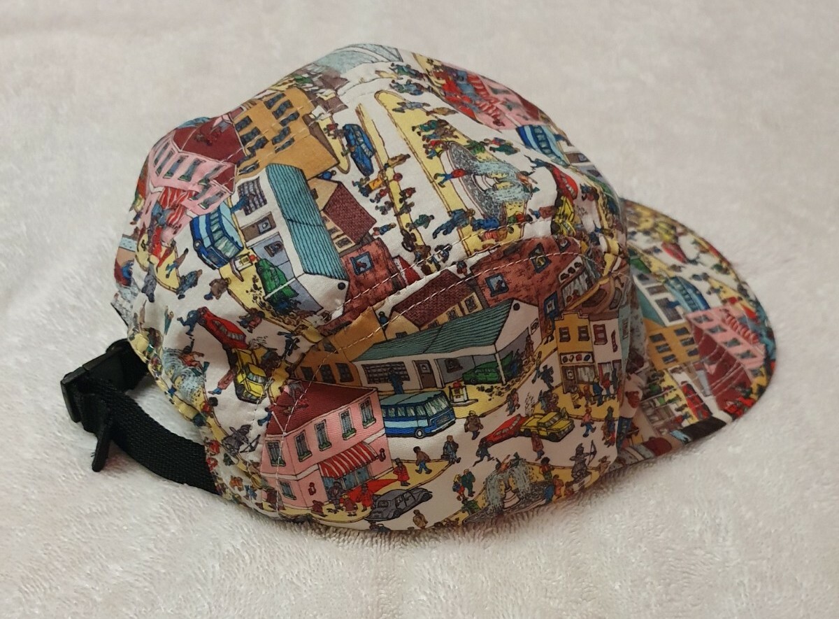 🔶️2013 WHERE'S WALDO WALLY SUPREME 5 PANEL CAP HAT O… - Gem