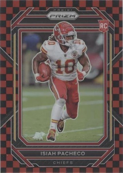 2022 Panini Prizm - Rookies Black and Red Checker Prizm #352 Isiah ...