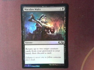 Foil Macabre Waltz - M19 - Magic the Gathering Mtg - black | eBay