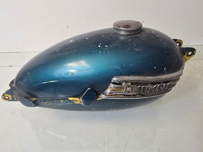 1963 Triumph Mountain Cub T20SM Gas Tank Fuel Cell Petrol Reservoir Cap ...