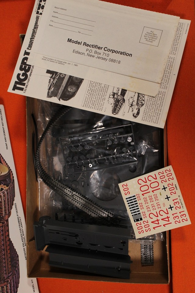 TAMIYA Model Kit - German Tiger I Tank #MM-156A - perfect open box ...