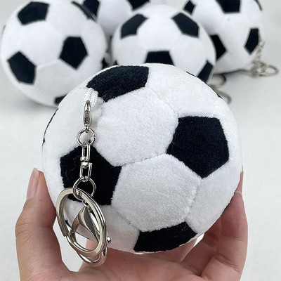 1PC Sports Basketball Football Plush Keychain European Cup Exquisite ...
