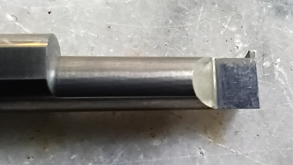Carbide Recess Grooving Tool Accupro Retaining Rings R-Hand 1/4" Shank ...