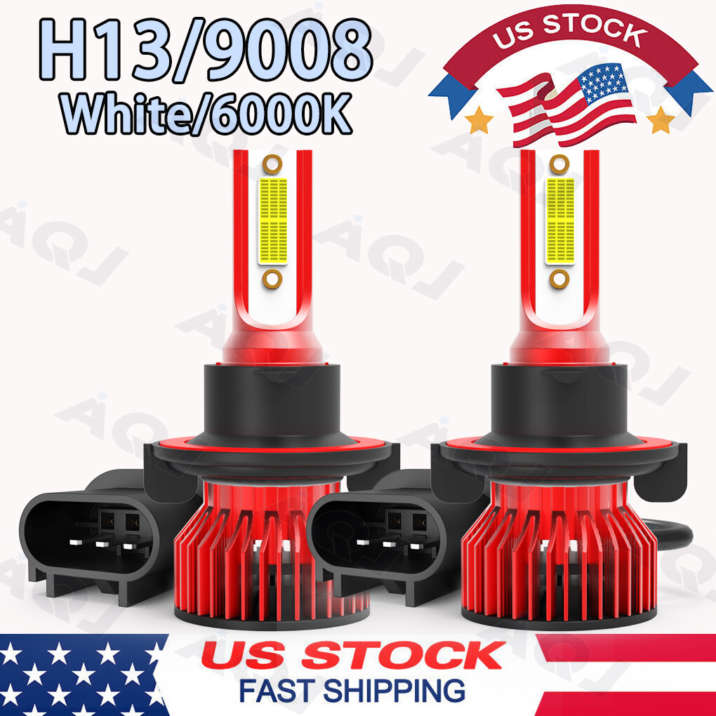 For Nissan NV200 2013-2019-2X 2 Side 9008 / H13 LED Headlight 6000K ...