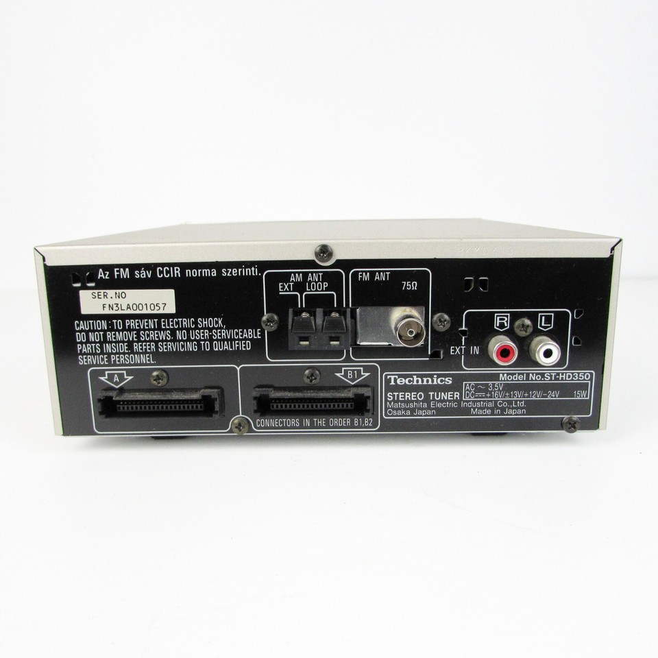 TECHNICS ST-HD350 STEREO RADIO TUNER Separate Mini HiFi Ribbon System ...