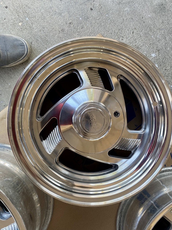 Old School “Ultra” Staggered wheels 15x7 And 15x10 5x5 /5x4.75 Chevy ...