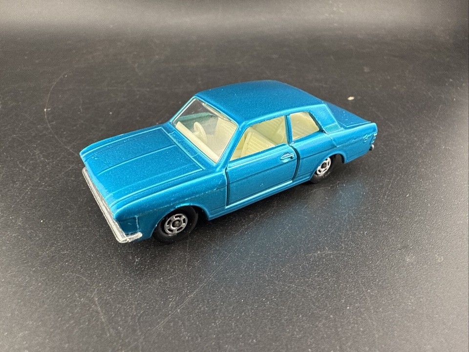 Vintage Lesney Matchbox Superfast #25 BLUE FORD CORTINA GT Original Box ...