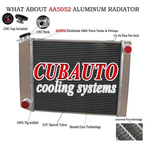 3 Row Alum Radiator For Ford Cortina 6 Cylinder TC&TD&TE&TF Petrol 72 ...