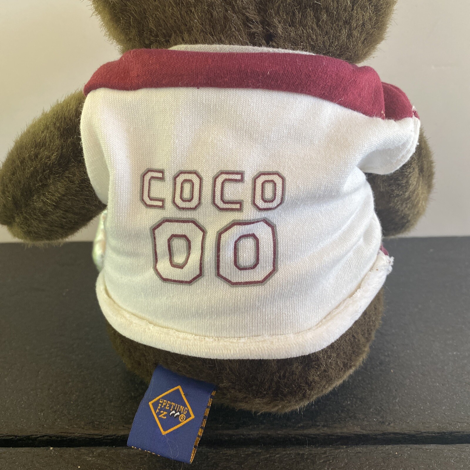 Hershey Bears Mascot Coco Plush Brown Bear 1994 The Petting Zoo Ice ...