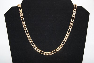 Real Solid 24K Gold 7MM Italian Cut Chain Necklace GL Lifetime Warranty ...