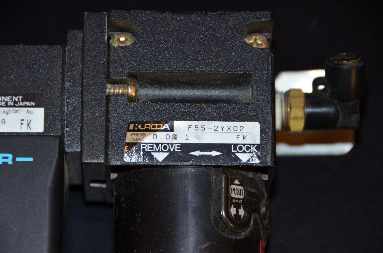 Kuroda KMD2-02Z144 Q-FIT Air Dryer & F55-2YX02 QUBE Air Filter / 0.2-0. ...