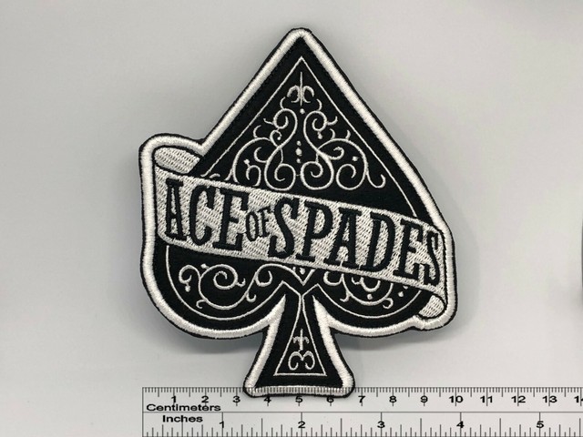 Ace of Spades patch 12cm x 10cm / 4,72" x 3,94" | eBay