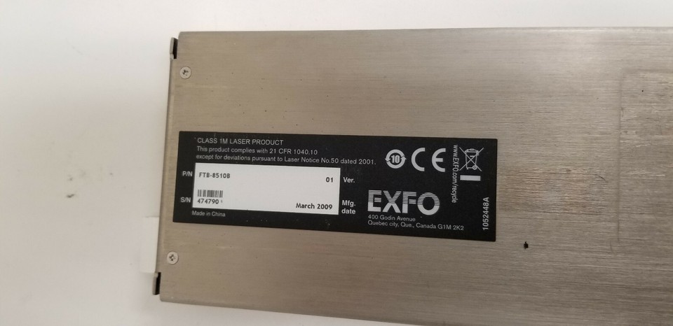 EXFO FTB-8510B Ethernet Test Module #7 | eBay
