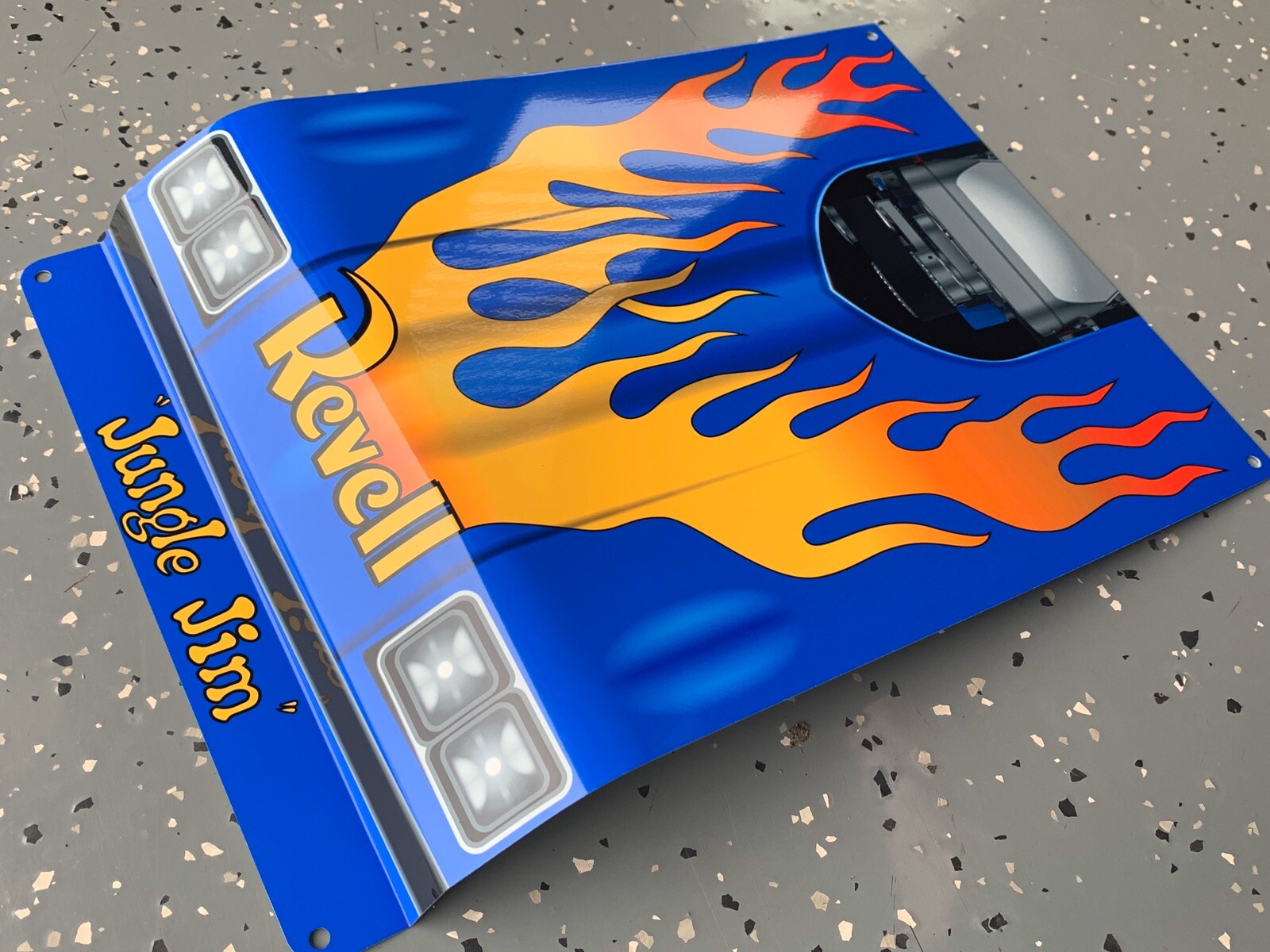 WOW! RACE Funny CAR DRAG RACING Hood Style Sign DRAGSTER Jungle Jim ...