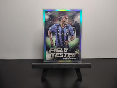 2022 Topps Chrome MLS DIDIER DROGBA FIELD TESTED REFRACTOR Montreal ...