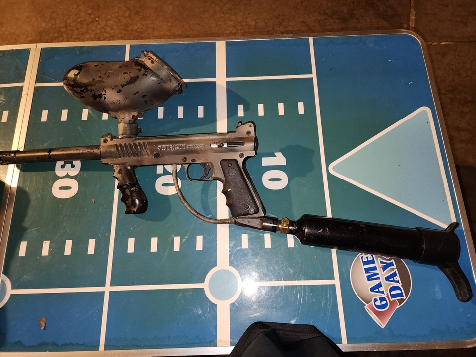 Tippmann 98 Custom 2 Speed Loaders 2 Air Tanks Carrying Belt | eBay