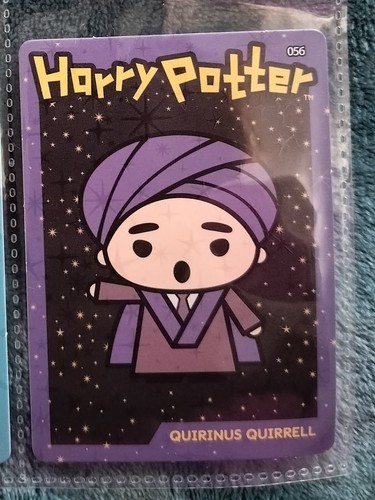 Harry Potter Ooshies Collector Cards: #056 Quirinus Quirrell (Embossed ...