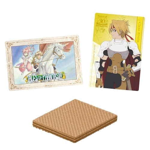 BANDAI Tales of Series 30th Anniversary Card Wafers (Baked Sweets Candy ...