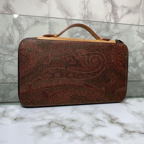 ETRO Organizer PVC Leather Bordeaux Handbag | eBay