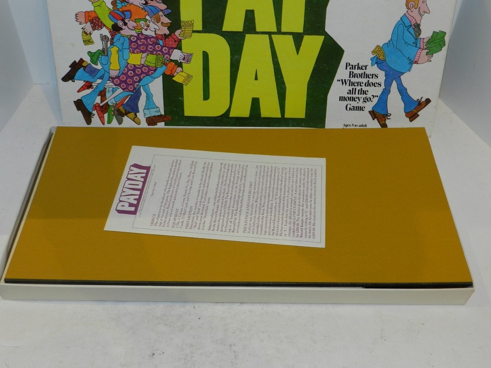 Vintage 1975 Parker Brothers Pay Day Board Game | eBay