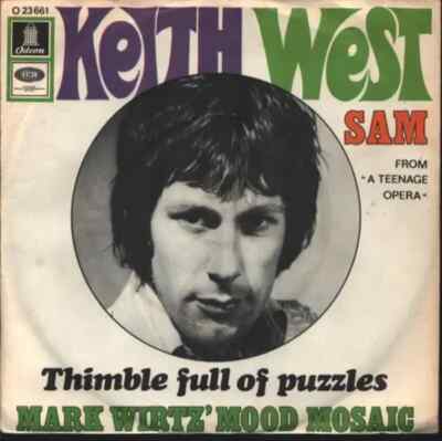 Keith West Sam (From A Teenage Opera) Vinyl Single 7inch NEAR MINT ...