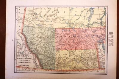1900-Now - Map Of Saskatchewan