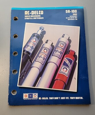 1989 AC Delco shock absorbers struts and cartridges catalog 5A-100 | eBay