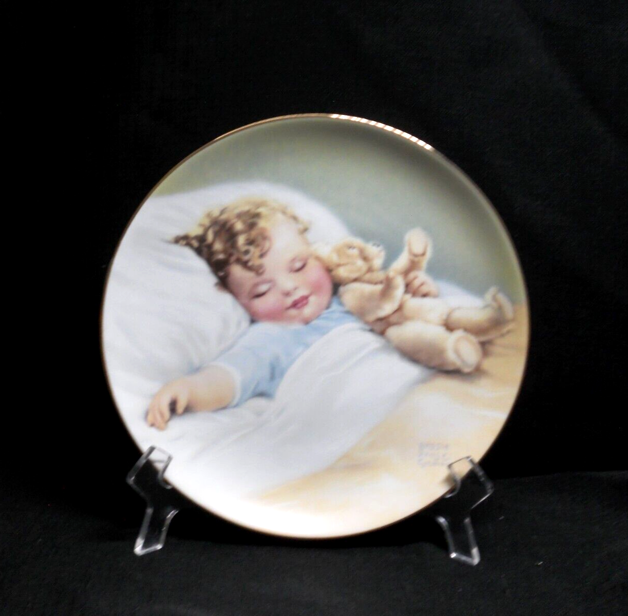 BESSE PEASE GUTMANN"BUNDLES OF JOY" HAMILTON COLLECTION PLATE~"HAPPY ...