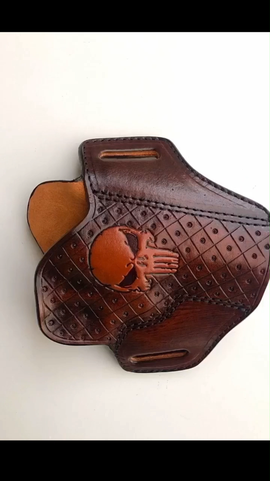 Special Pattern Leather Gun Holster Fits Colt Python or Colt King Cobra ...
