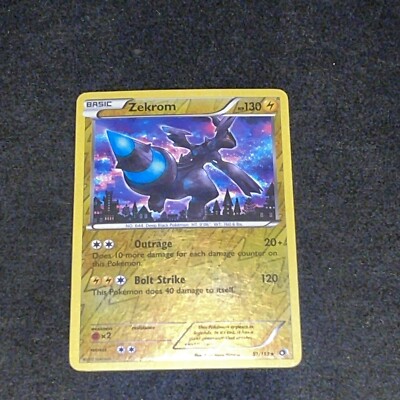 Zekrom - 51/113 - Holo Rare - Reverse Holo - Legendary Treasures - NM ...