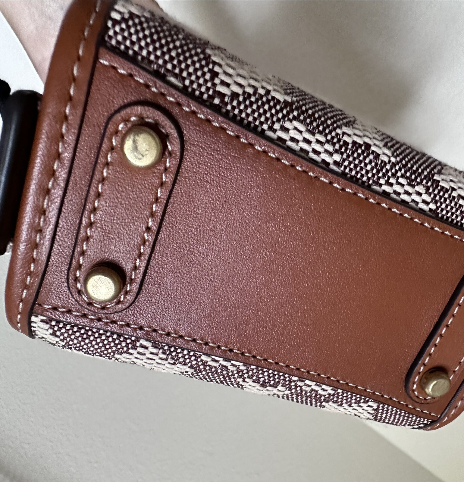 COACH ROGUE 12 COCOA BURNISHED AMBER / YELLOW MINI BA… - Gem