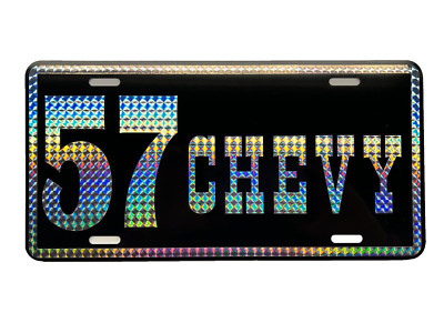 1957 57 Chevy Prism Metal License Plate 70's Retro Fits Chevrolet ...