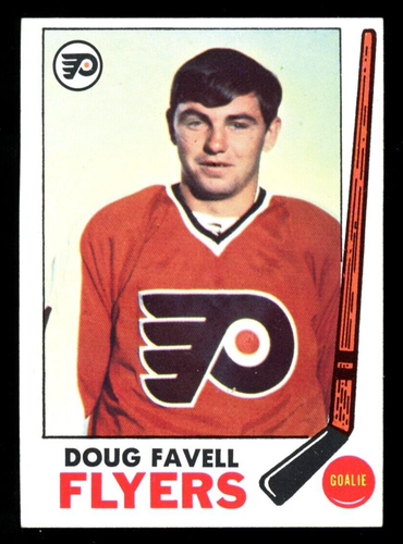 1969-70 TOPPS NHL HOCKEY 88 Doug Favell Rookie NM-MT PHILADELPHIA ...
