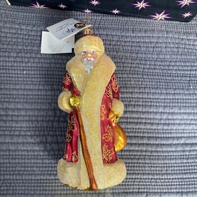 Christopher Radko Russian Santa"ST. NICK ASST. 2 Red Maple Leaf 1010665 ...